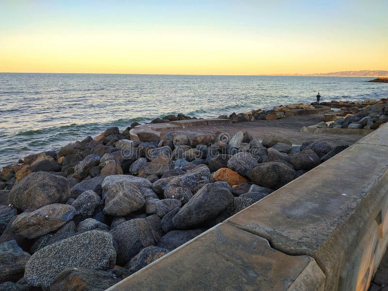 Sea Waves Breakers in As Seeb , Oman Stock Photo - Image of ocean, cape ...