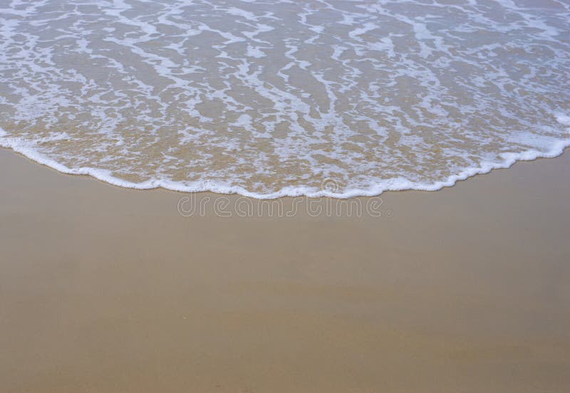 Sea Waves Lapped the Shore the Sea Stock Photo - Image of landscape ...