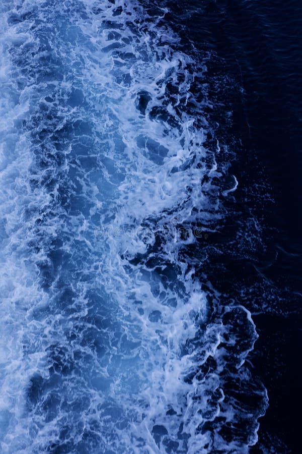 Sea Waves Macro Dark Blue Abstract Background Wallpaper High Quality ...