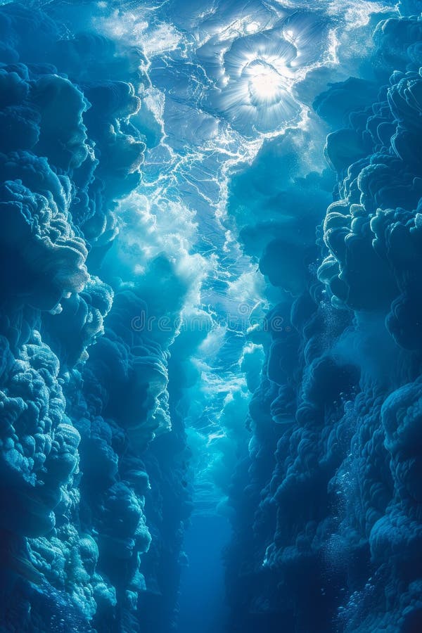 Sea Waves. the Raging Ocean Stock Photo - Image of underwater ...