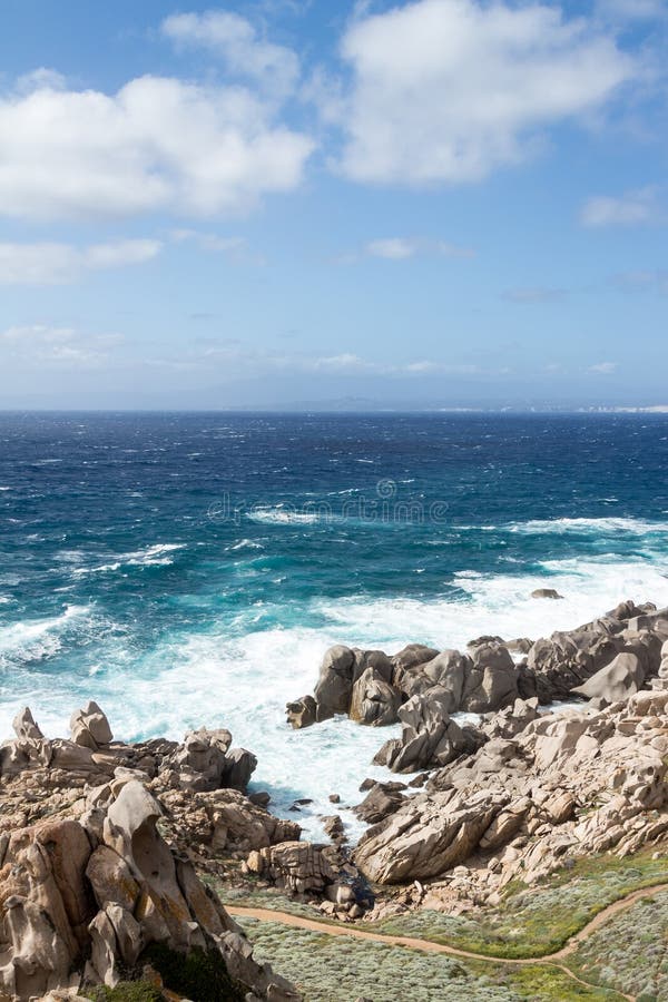 Sea with Waves and Rocks stock photo. Image of nature - 61093588