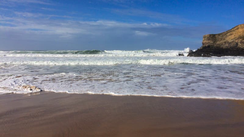 Rocks And Surf On The Oregon Coast Stock Image - Image of sand, coastal ...