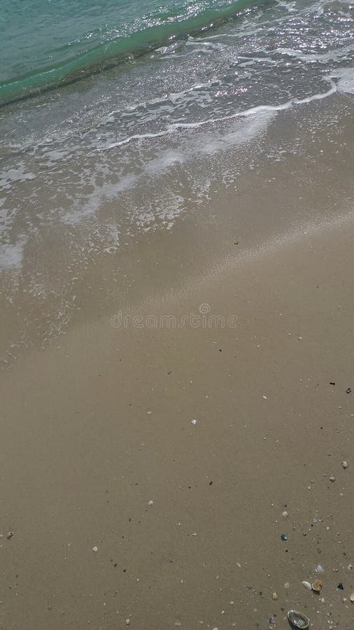 Sea Waves Roll on the Shore, Vertical Background Stock Photo - Image of ...
