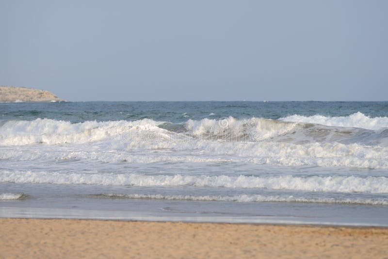 Sea Waves Running To the Beach Stock Photo - Image of blue, coast: 93584892