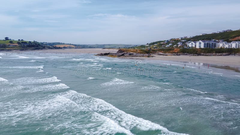 Sea Waves, Seaside Landscape. White Sea Foam on the Surface of the ...