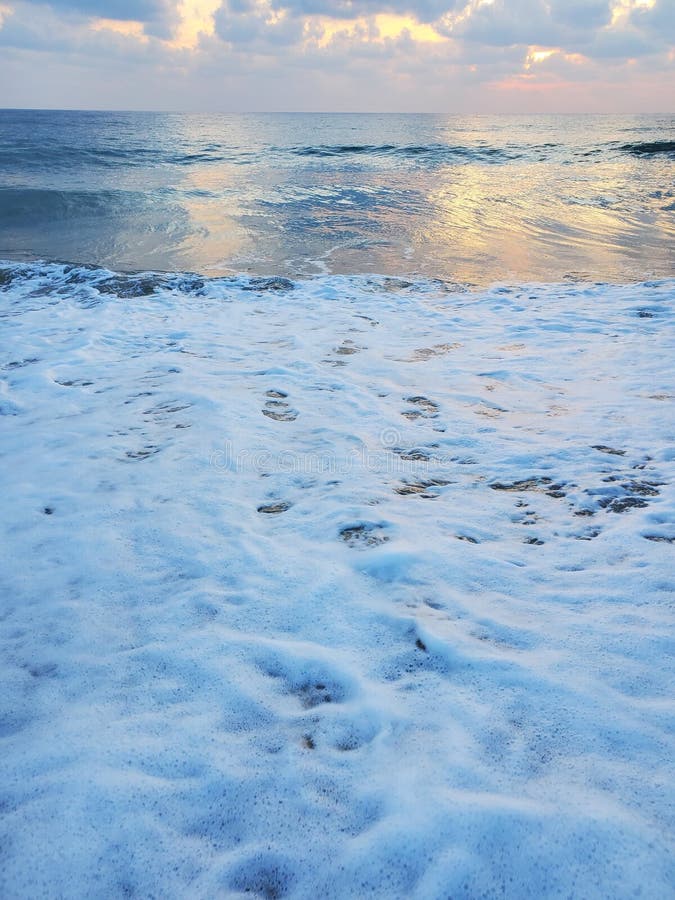 Sea Waves from a South Asian Beach Look Very Clear Stock Photo - Image ...