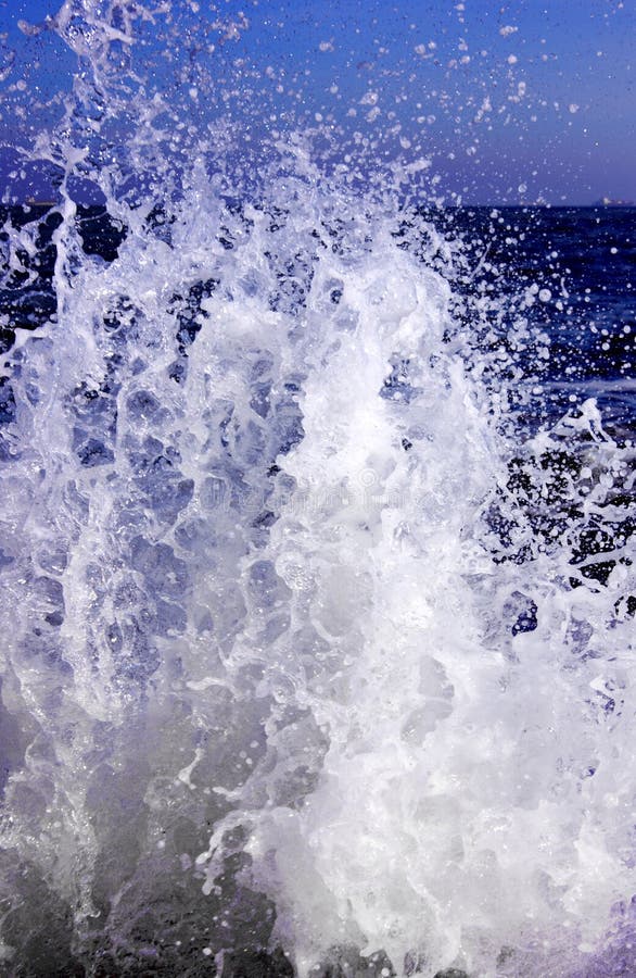 Sea waves splashes stock photo. Image of travel, oceania - 13264898