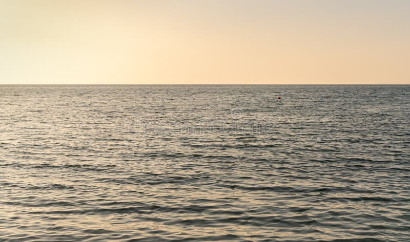 Sea Waves at Sunset Warm Color Stock Photo - Image of light, beauty ...