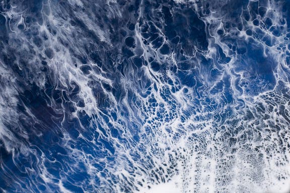 Sea and Waves. Table Made of Epoxy Resin. Stock Photo - Image of ...