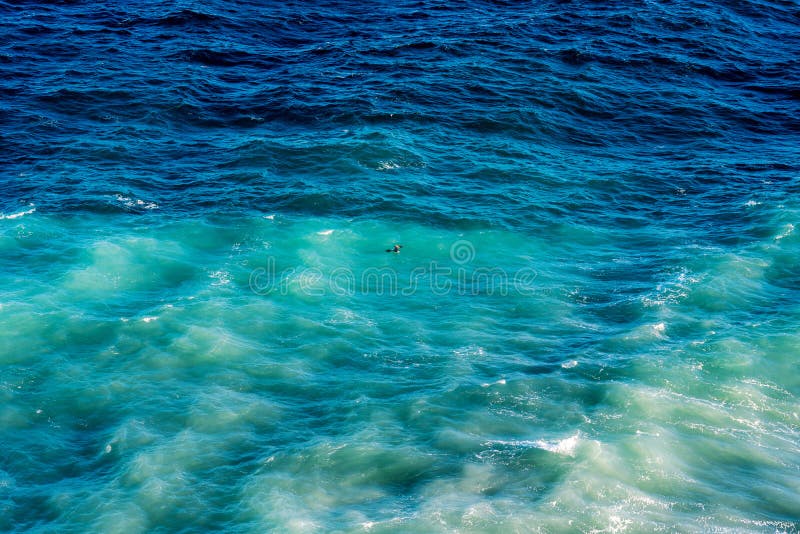 Sea and Waves. View from the Sea Shore Stock Photo - Image of azur ...