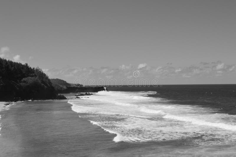 Sea, White, Black And White, Coastal And Oceanic Landforms Picture ...