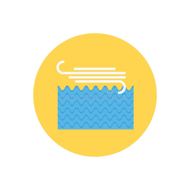 Sea wind stock vector. Illustration of nature, element - 206108807