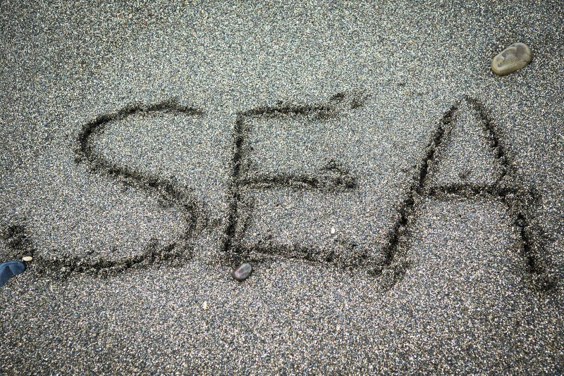 Sea word stock image. Image of beach, harmony, travel - 56599863