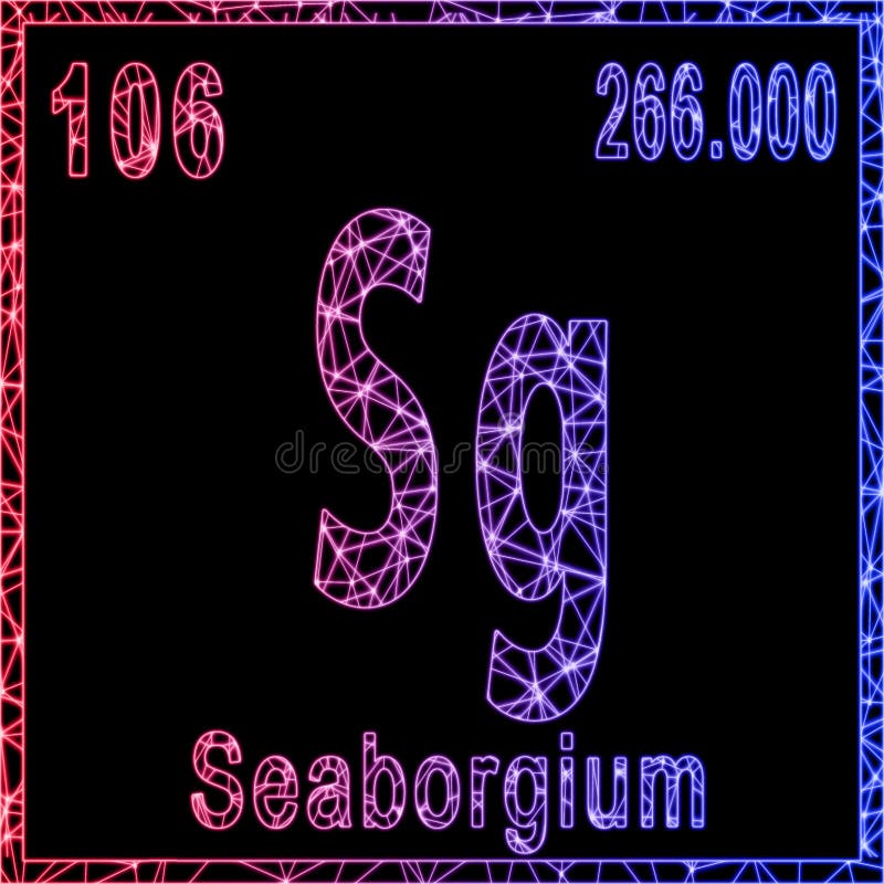 Seaborgium. Transition Metals. Chemical Element of Mendeleev S Periodic ...