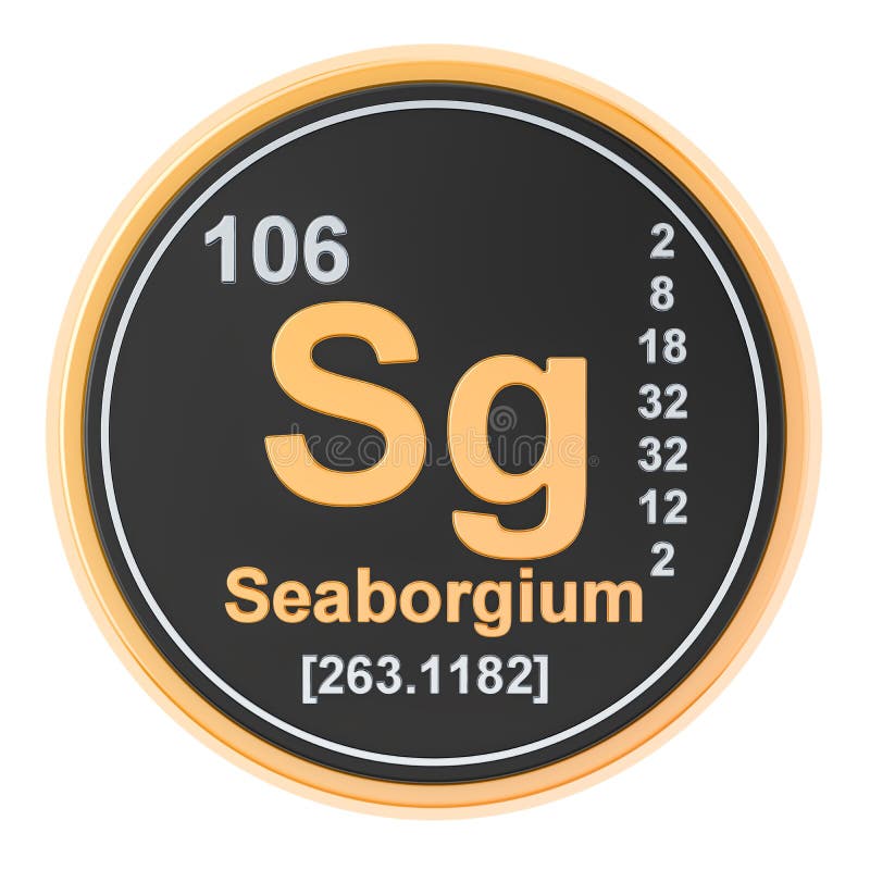 Seaborgium. Transition Metals. Chemical Element Of Mendeleev S Periodic ...