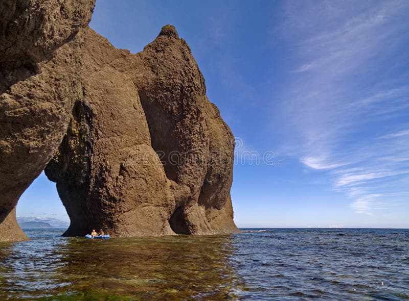 The seaborne stock image. Image of stone, sunny, rock - 6184487