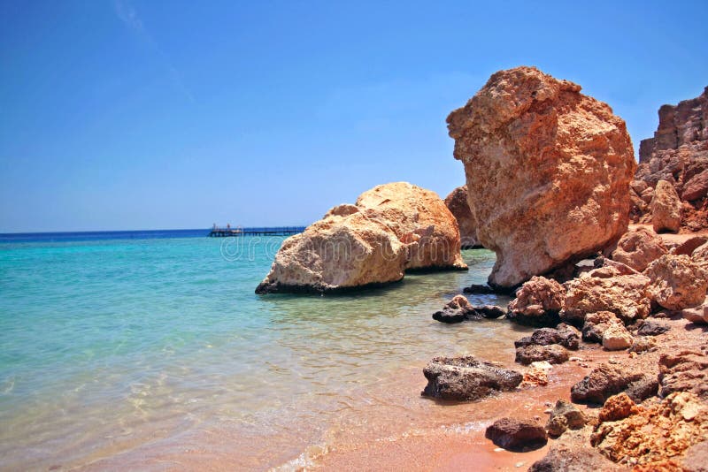 Seacoast stock photo. Image of rocks, seaside, coral - 16379042