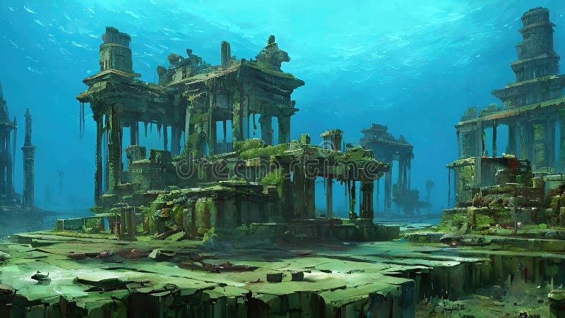 Atlantis Columns Stock Illustrations – 52 Atlantis Columns Stock ...