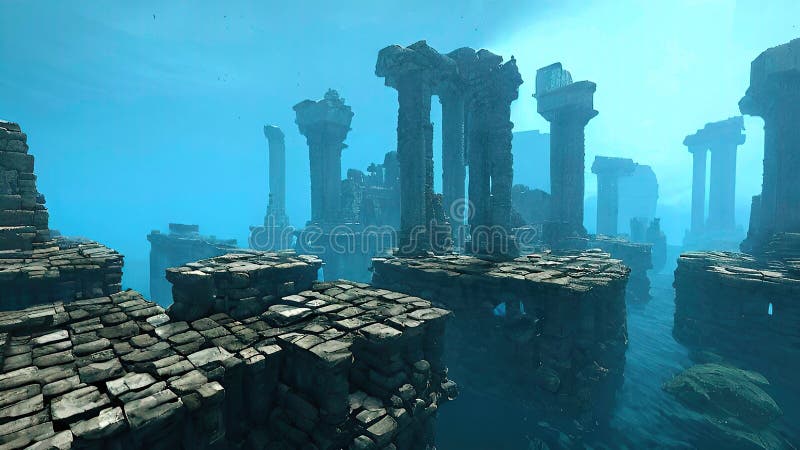 Atlantis Columns Stock Illustrations – 52 Atlantis Columns Stock ...