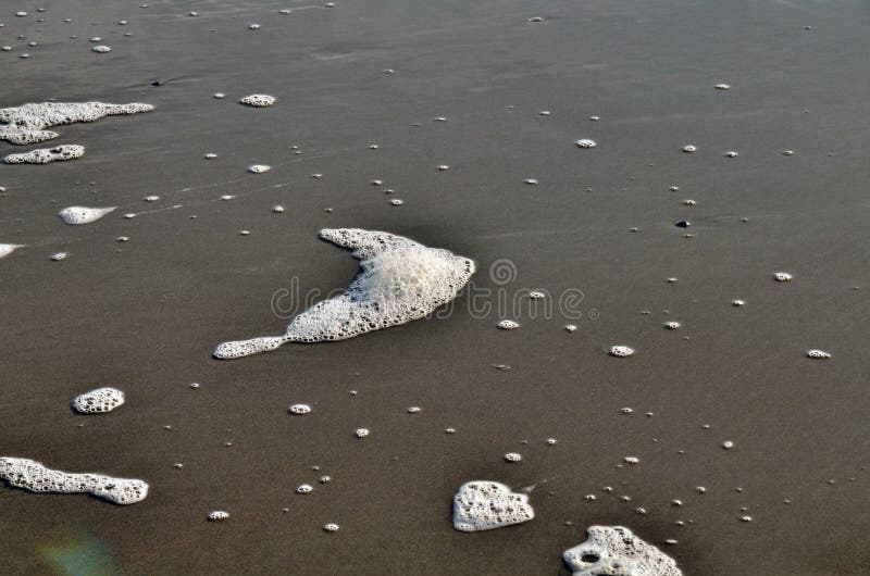 Seafoam stock image. Image of waves, shore, seafoam, beach - 65922803