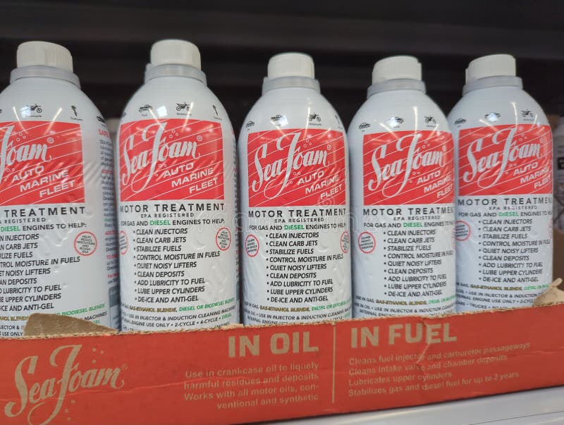 Seafoam Motor Treatment Brand Logo Display on Shelf Editorial Photo ...