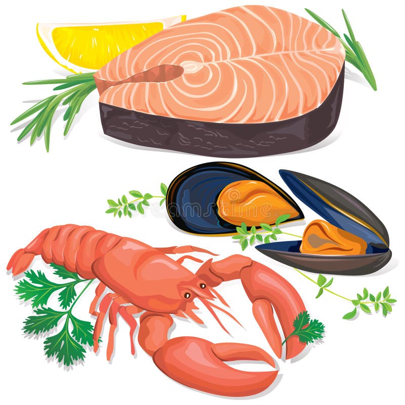 Seafood Stock Illustrations – 262,557 Seafood Stock Illustrations ...