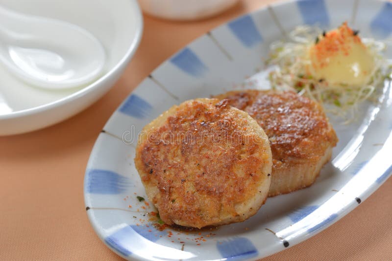 Seafood cake stock image. Image of chinese, snack, traditional - 76072749
