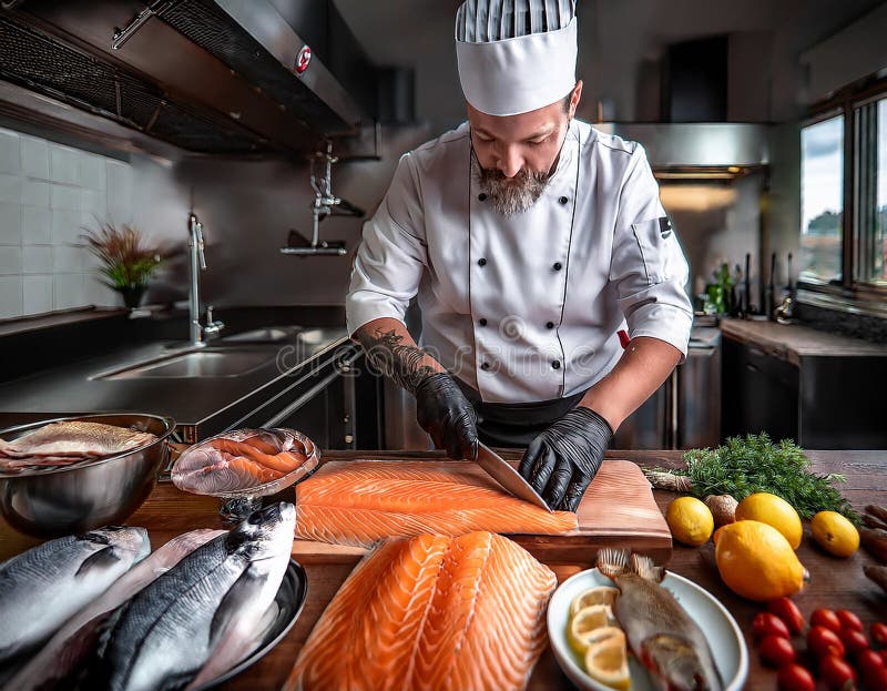 A Seafood Chef S Masterclass in Filleting and Preparing Various Types ...