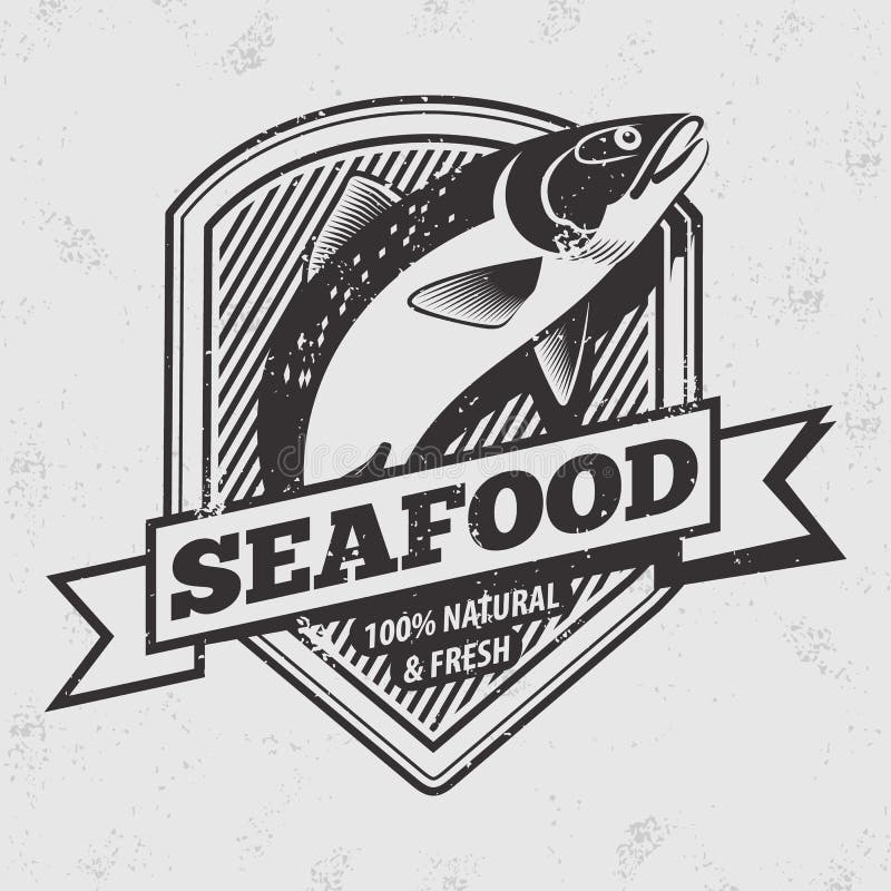 Seafood Design Concept with Lobster. Vector Illustration Stock Vector ...