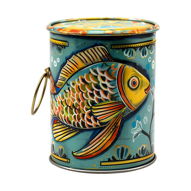 Seafood Fish Container Box on Transparent Background - Ai Generated ...