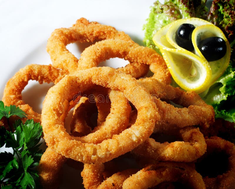 Seafood - Fried Calamari stock photo. Image of calamari - 6940446