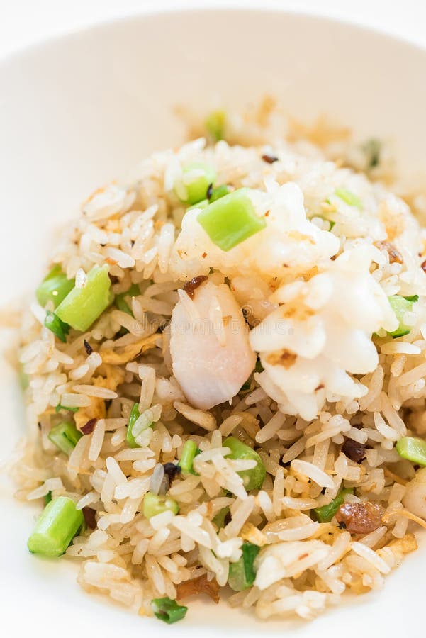 Seafood fried rice stock photo. Image of dish, cooked - 77613068