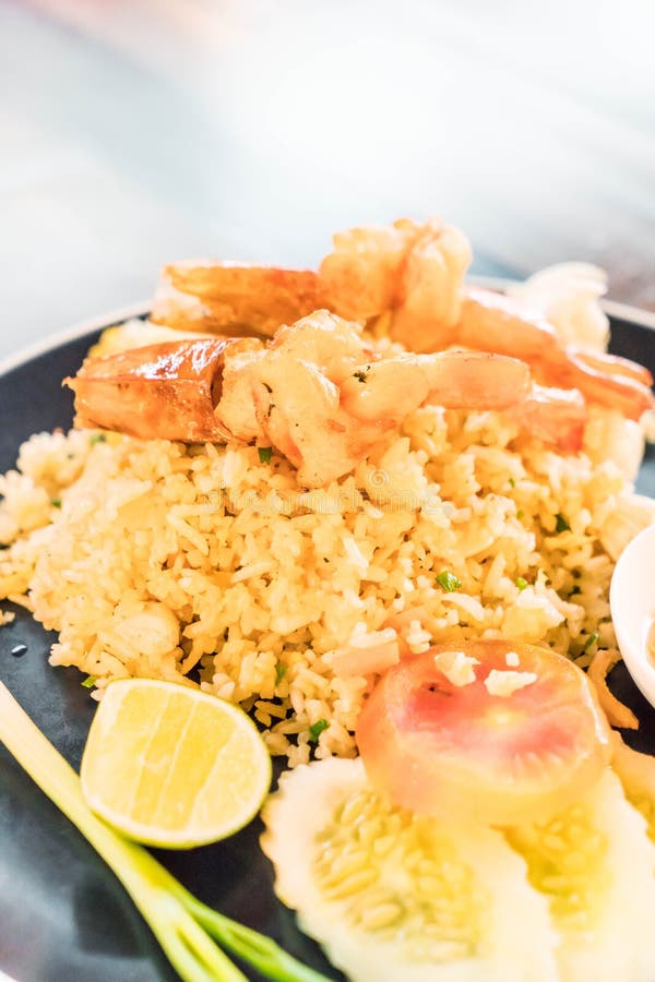 Seafood fried rice stock image. Image of asia, seafood - 108280409