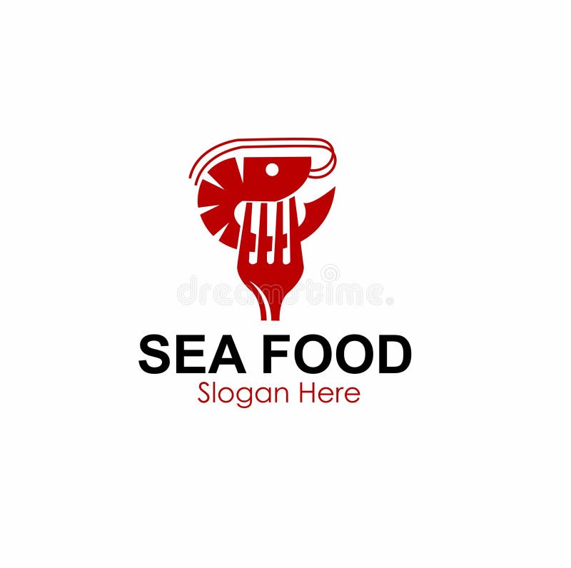 Seafood Logo Design Concept Stock Vector - Illustration of brand ...