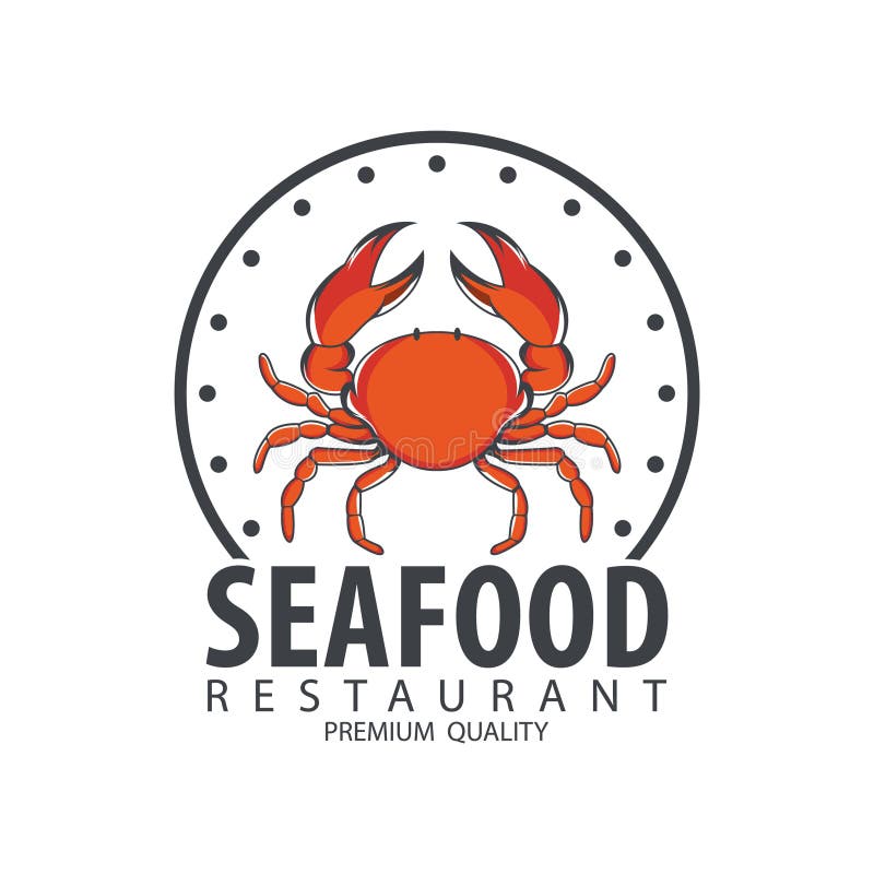Seafood logo design stock vector. Illustration of food - 94679306