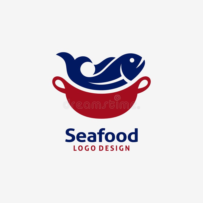 Seafood logo design stock vector. Illustration of ideas - 274735945
