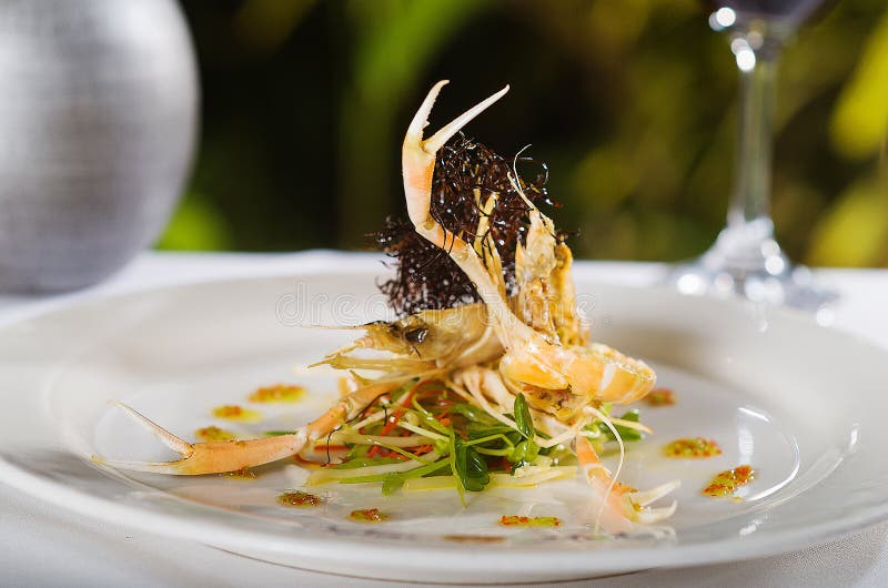 Seafood main coruse stock image. Image of squid, fresh - 27732759
