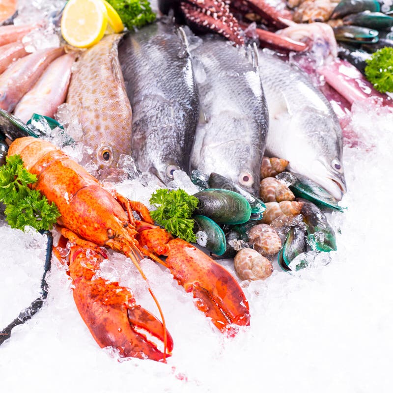 125 Sea Prawn Seafood Raw Material Stock Photos - Free & Royalty-Free ...