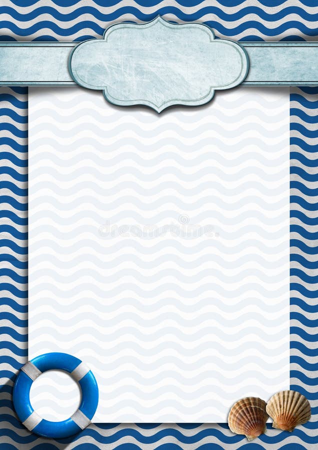 Seafood Menu Design Background Template Stock Vector - Illustration of ...