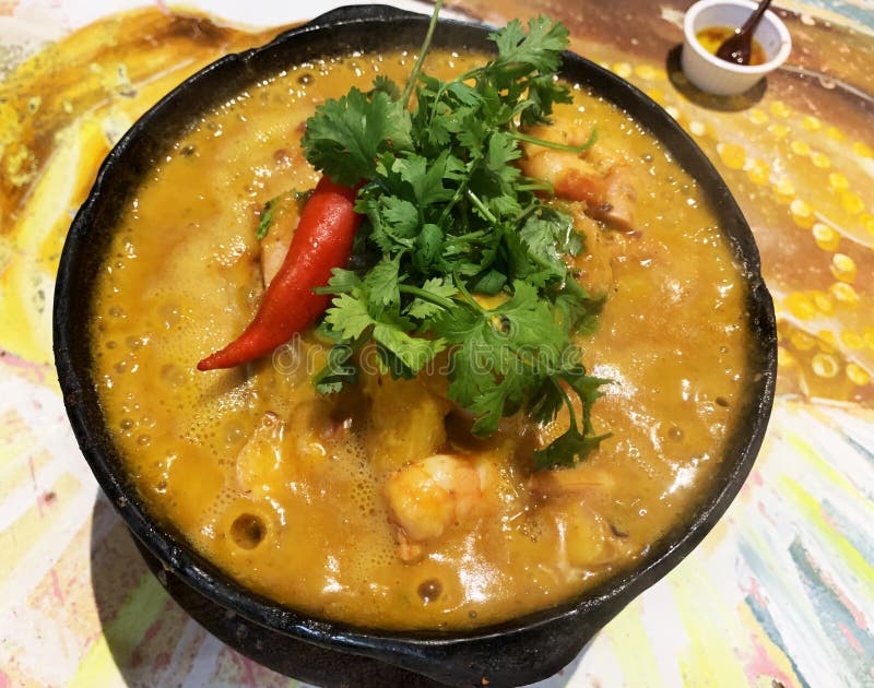 Seafood Moqueca stock photo. Image of bahia, tourist - 155743128