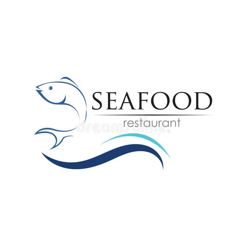 Seafood Restaurant Logo Design. Fish, Food and Beverage Logo Concept ...