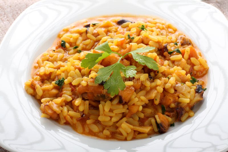 Rice with tomato stock photo. Image of served, food, cooking - 11715274