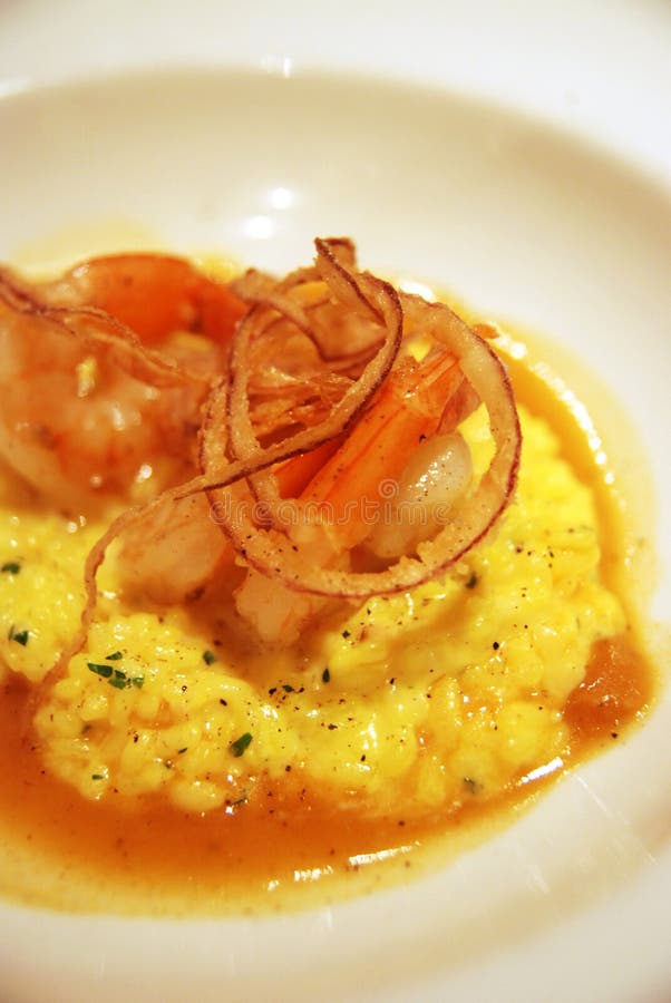 Seafood Risotto stock image. Image of appetizer, herb - 9110123