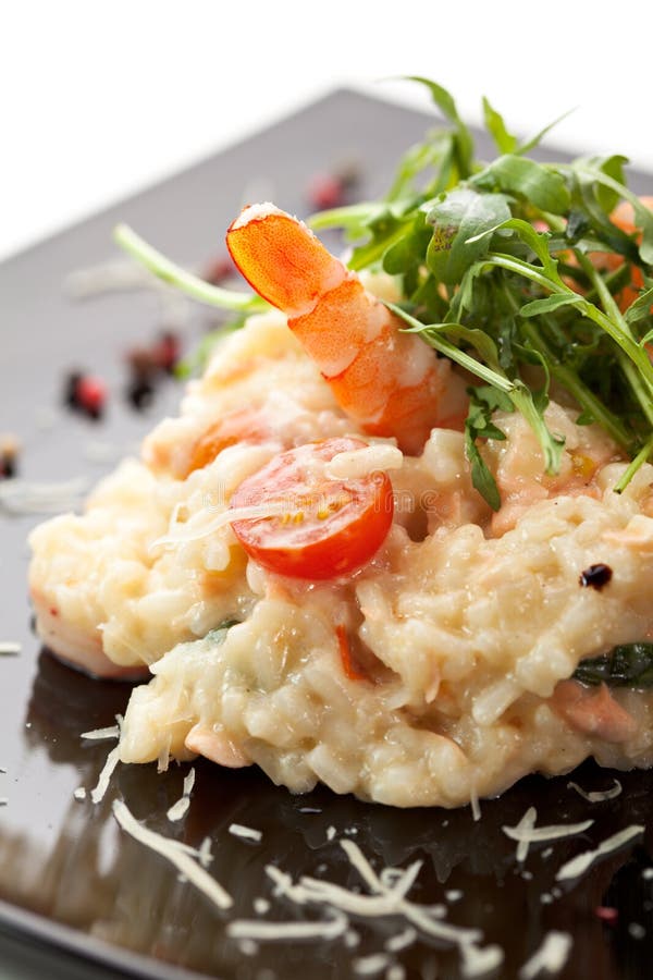 Seafood Risotto stock image. Image of lunch, herb, mediterranean - 42843103