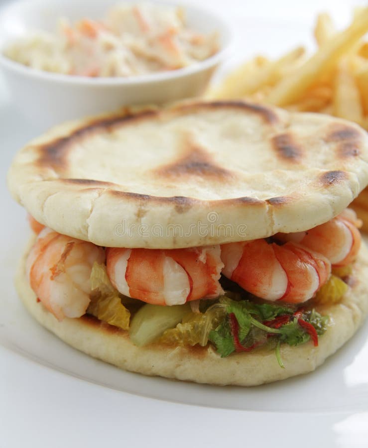 Seafood sandwich stock photo. Image of studio, meal, closeup - 16932096