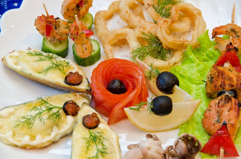 Seafood set stock photo. Image of crab, eatable, dining - 27570754