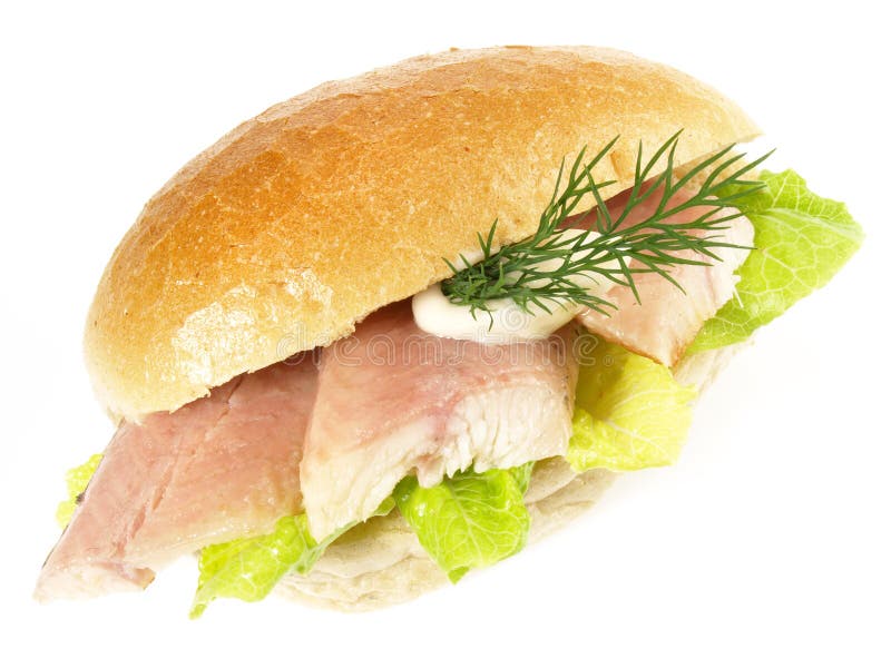 Seafood - Smoked Eel - Fish Bread Roll Stock Image - Image of smoke ...