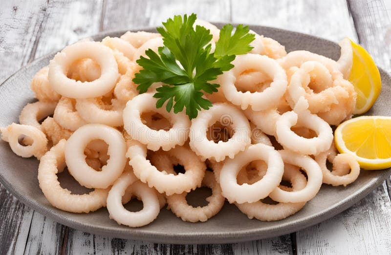 Battered Squid Rings Calamari Stock Illustrations – 83 Battered Squid ...