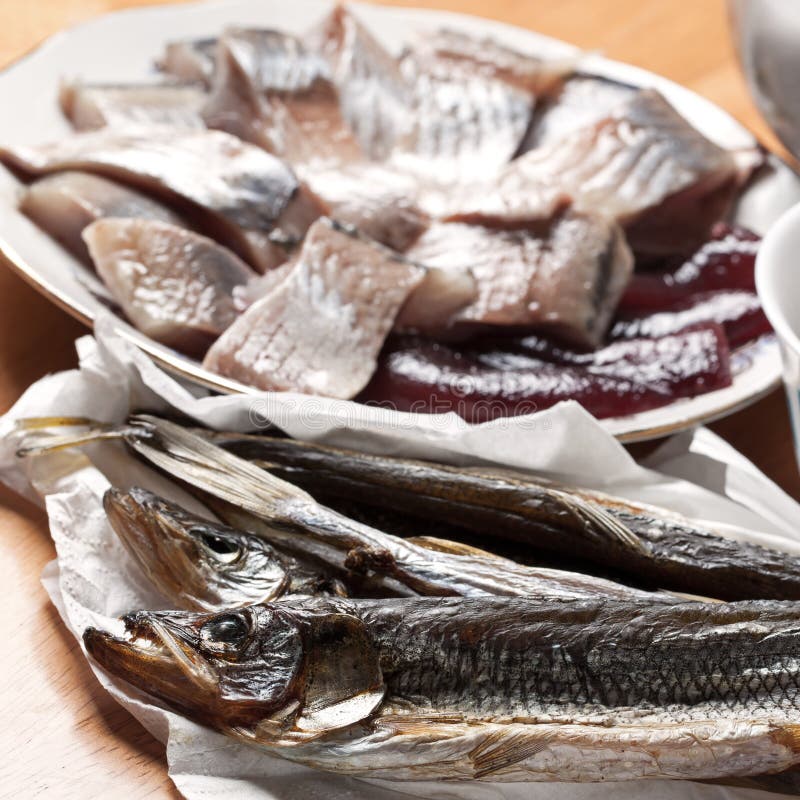 Seafood Theme. Macro Photo of Assorted Fish Stock Image - Image of ...