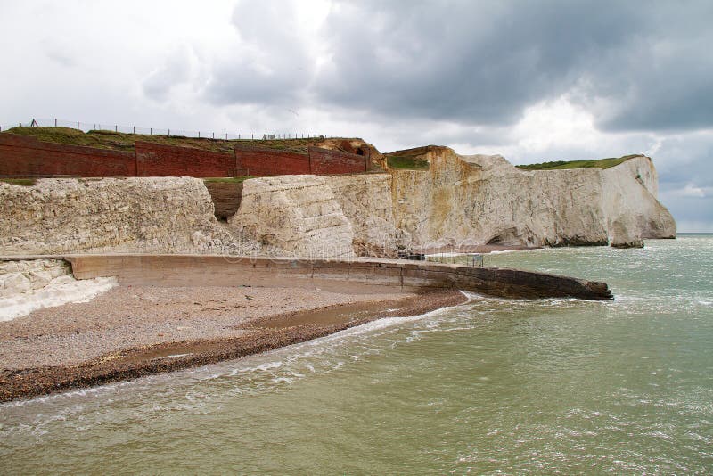 Seaford Head cliffs stock photo. Image of beach, head - 31167460